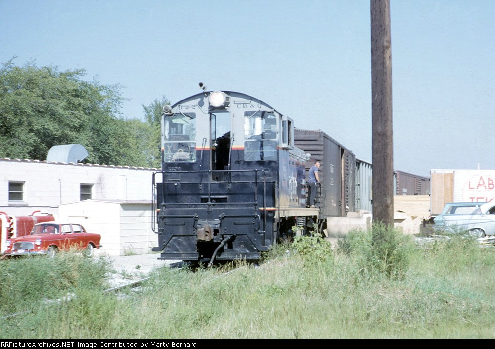 CB&Q 9228 (BN 525) Working the Way Freight This Day